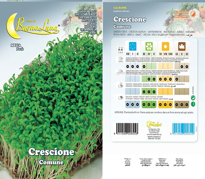 CRESCIONE COMUNE SEEDS – Muscat Flora